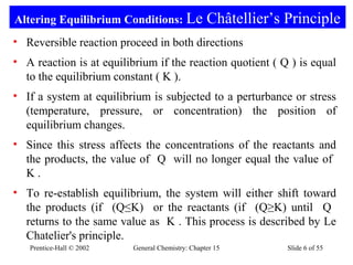 chemical equilibrium | PPT
