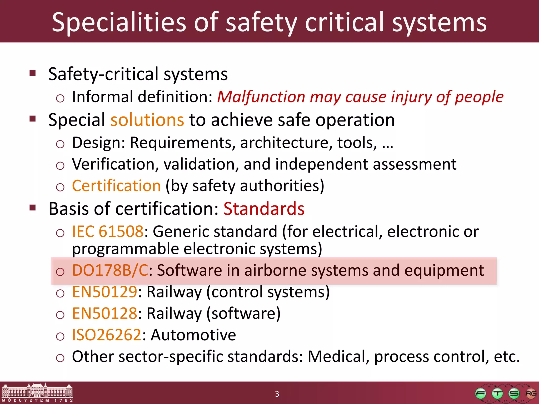 Software Development for Safety Critical Systems | PPTX