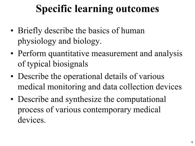 Introduction to Biomedical Engineering and Instruments | PPT