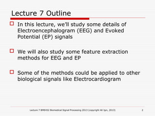 basics of Biomedical Signal Processing in EEG | PPT