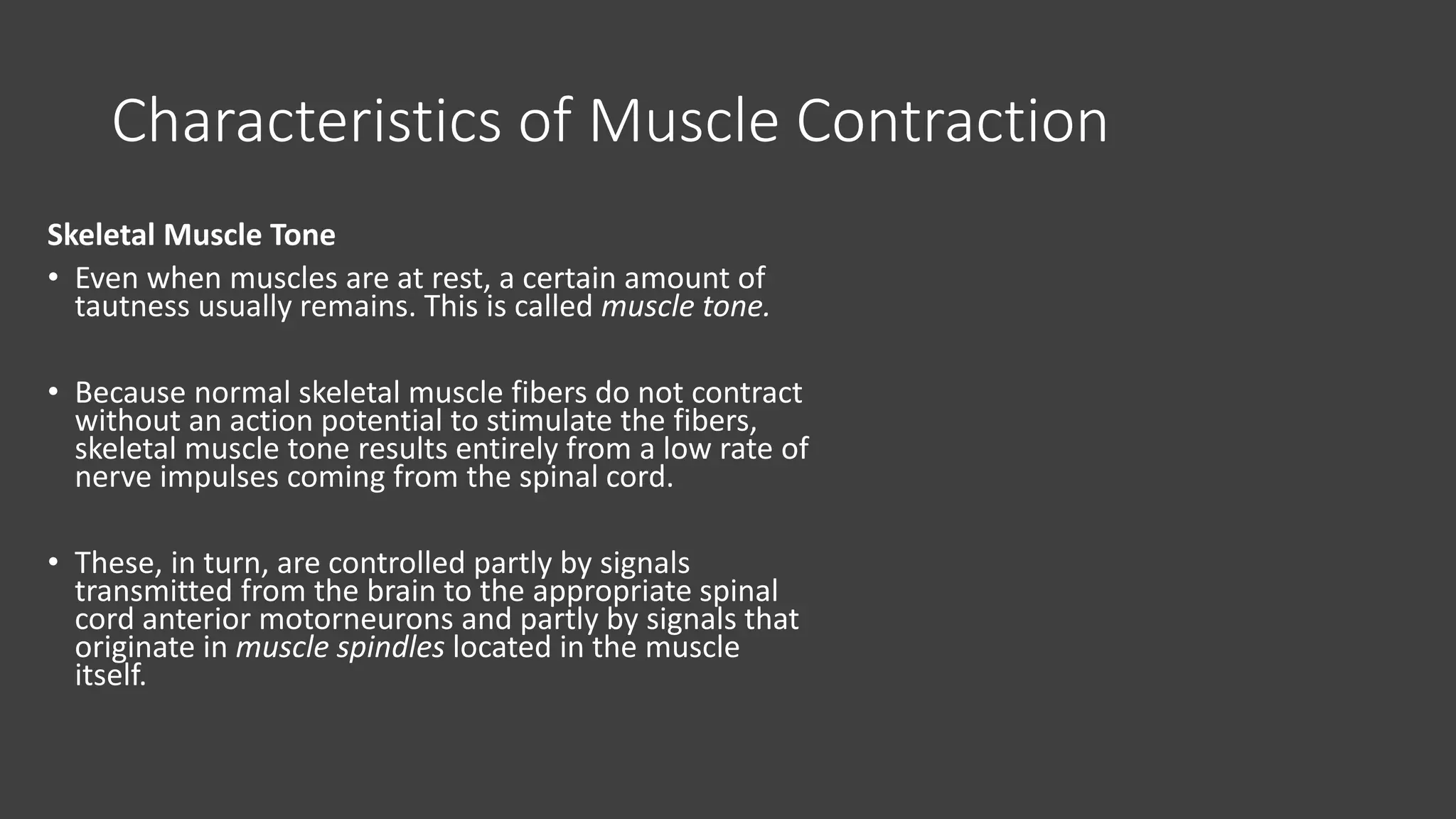 Molecualr mechanism of Skeletal Muscle Contraction | PDF