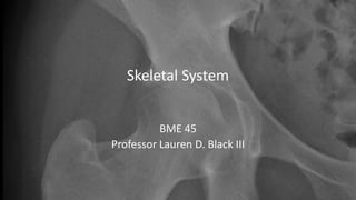 Anatomy and physiology of the skeletal system | PDF