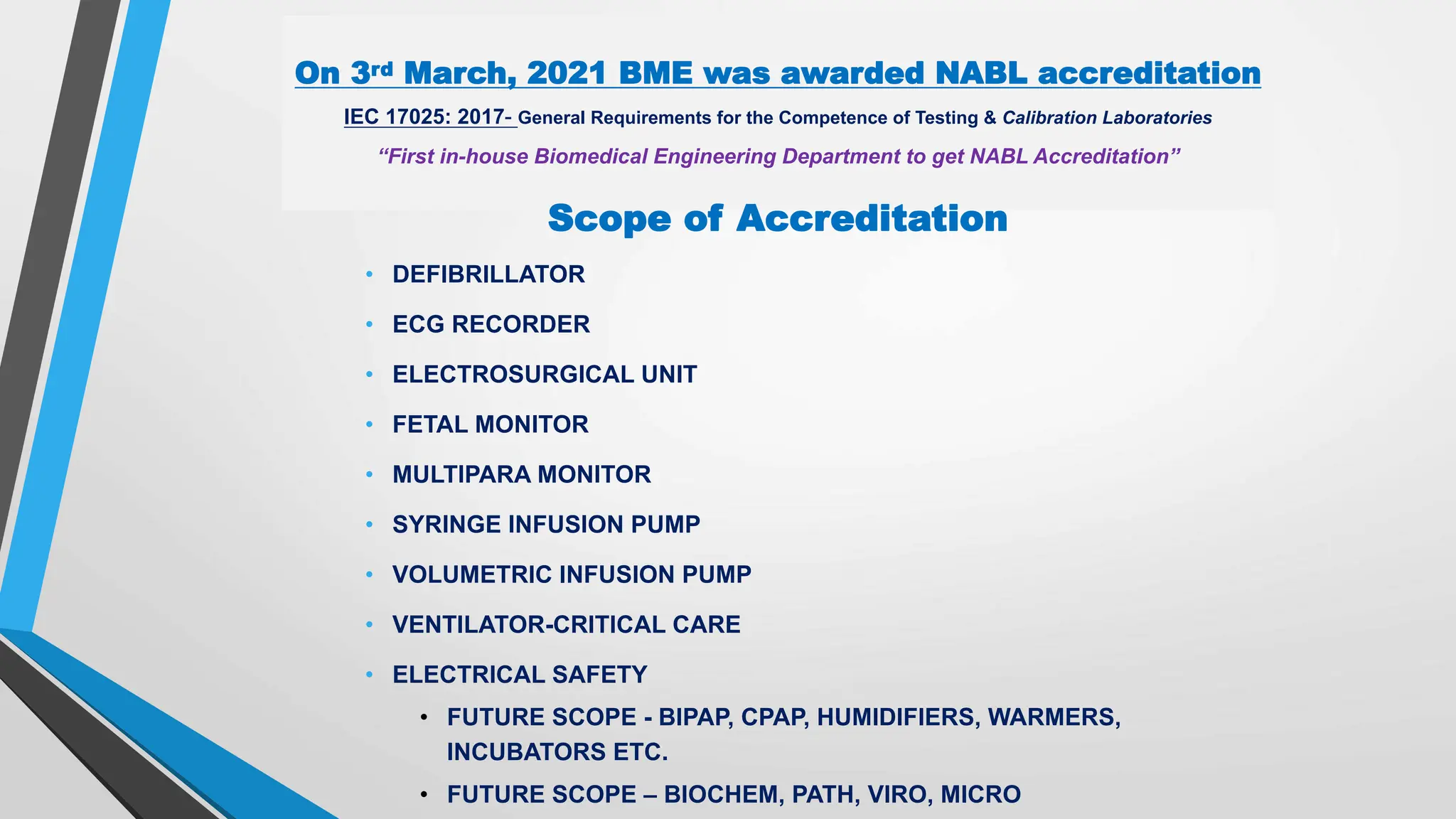 Biomedical Engineering department accreditation by NABL.pdf