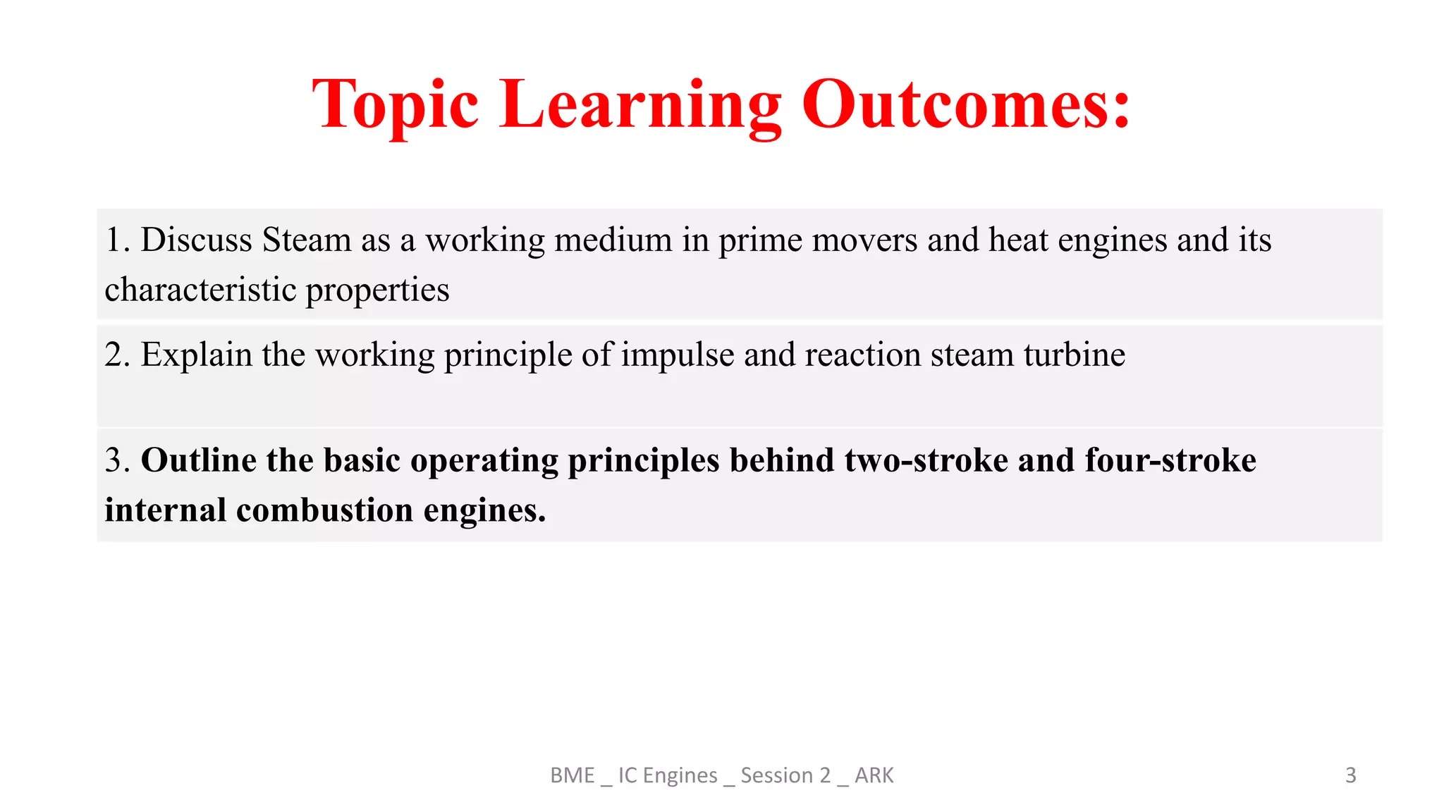 BME _ IC Engines_ Session 2 _ 2S Petrol and Diesel Engines + Formulae ...