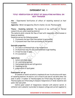 Bme lab manual_fe_ | PDF