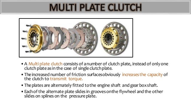 Clutches ( Single Plate and Multi Plate)