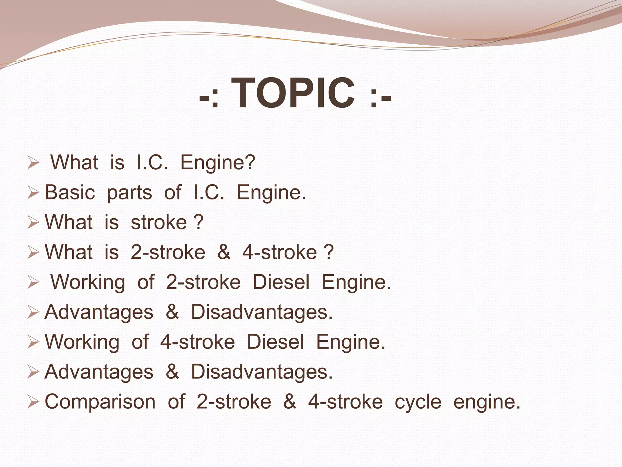 Two stroke & Four stroke Diesel Engine | PPTX