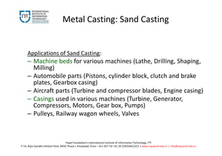 Basic Mechanical Engineering | Manufacturing Processes | PDF