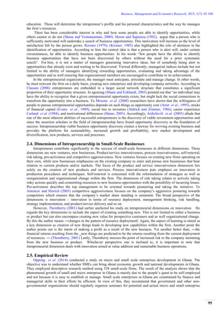 Intrapreneurship Dynamics and Small-Scale Businesses’ Growth: A Meta-Analysis | PDF | Small and ...