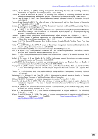 Earnings Management and Accounting Information Value: Impact and Relevance | PDF