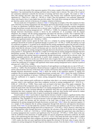 Earnings Management and Accounting Information Value: Impact and Relevance | PDF