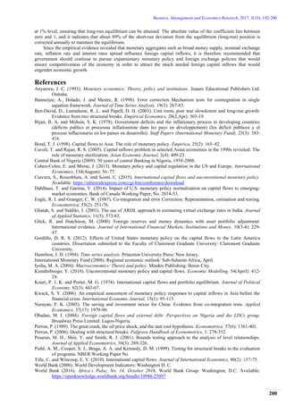 Impact of Monetary Policy on Capital Inflows in Nigeria | PDF