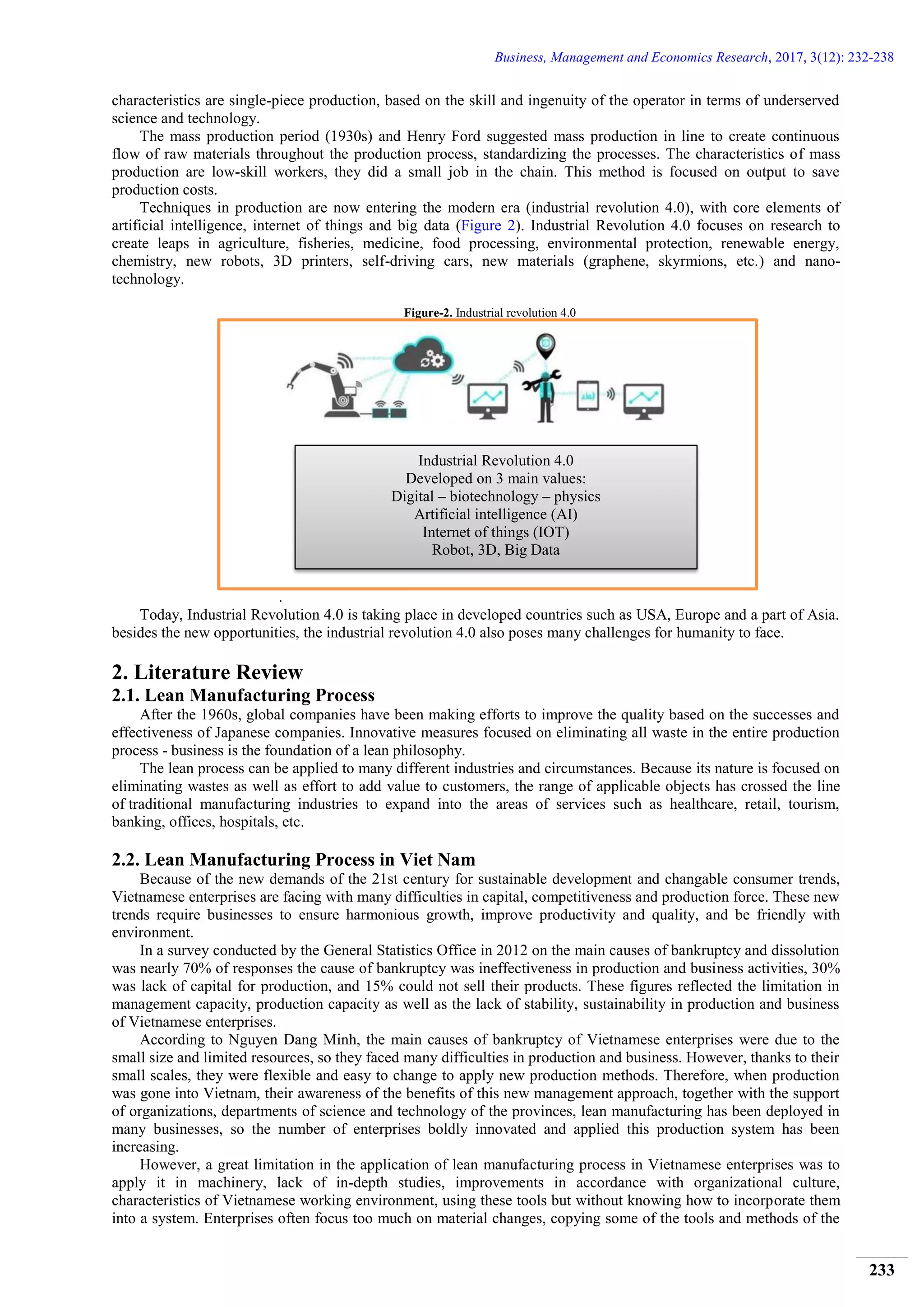 An Applied Research and a Lean Manufacturing Process Construction for Garment Enterprises ...