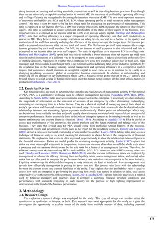 Performance Ratio Analysis and Management Effectiveness | PDF