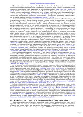 Project Portfolio Management Practices in Nigeria’s Construction ...