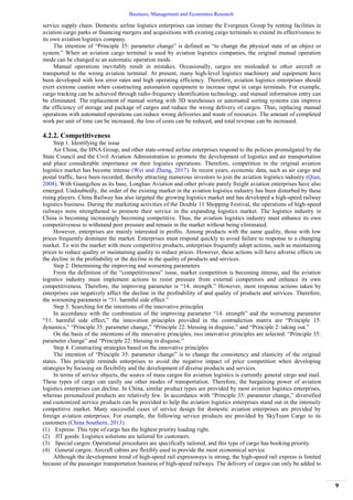 Strategic Planning for the Aviation Logistics Service Supply Chain in ...