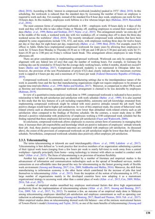 Effects of Flexible Working Arrangement on Job Satisfaction | PDF