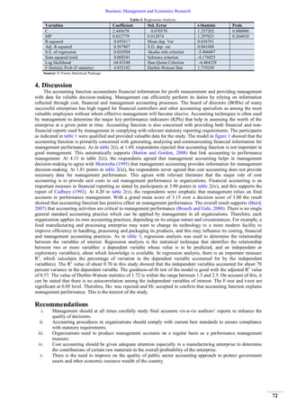 Accounting Function as Management Performance Tool in Organizations | PDF