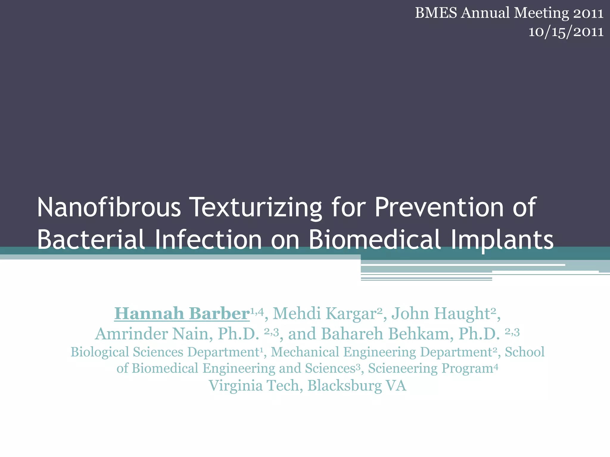 Bmes presentation final | PPT