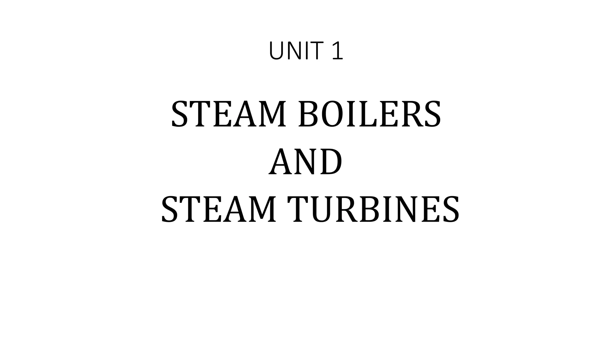 BME STEAM TURBINES AND STEAM BOILERS | PPTX
