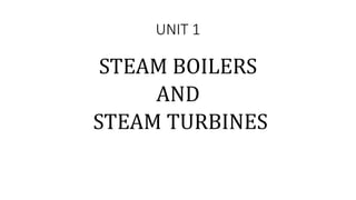 BME STEAM TURBINES AND STEAM BOILERS | PPTX | Chemistry | Science