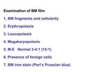 Bm examination | PPT