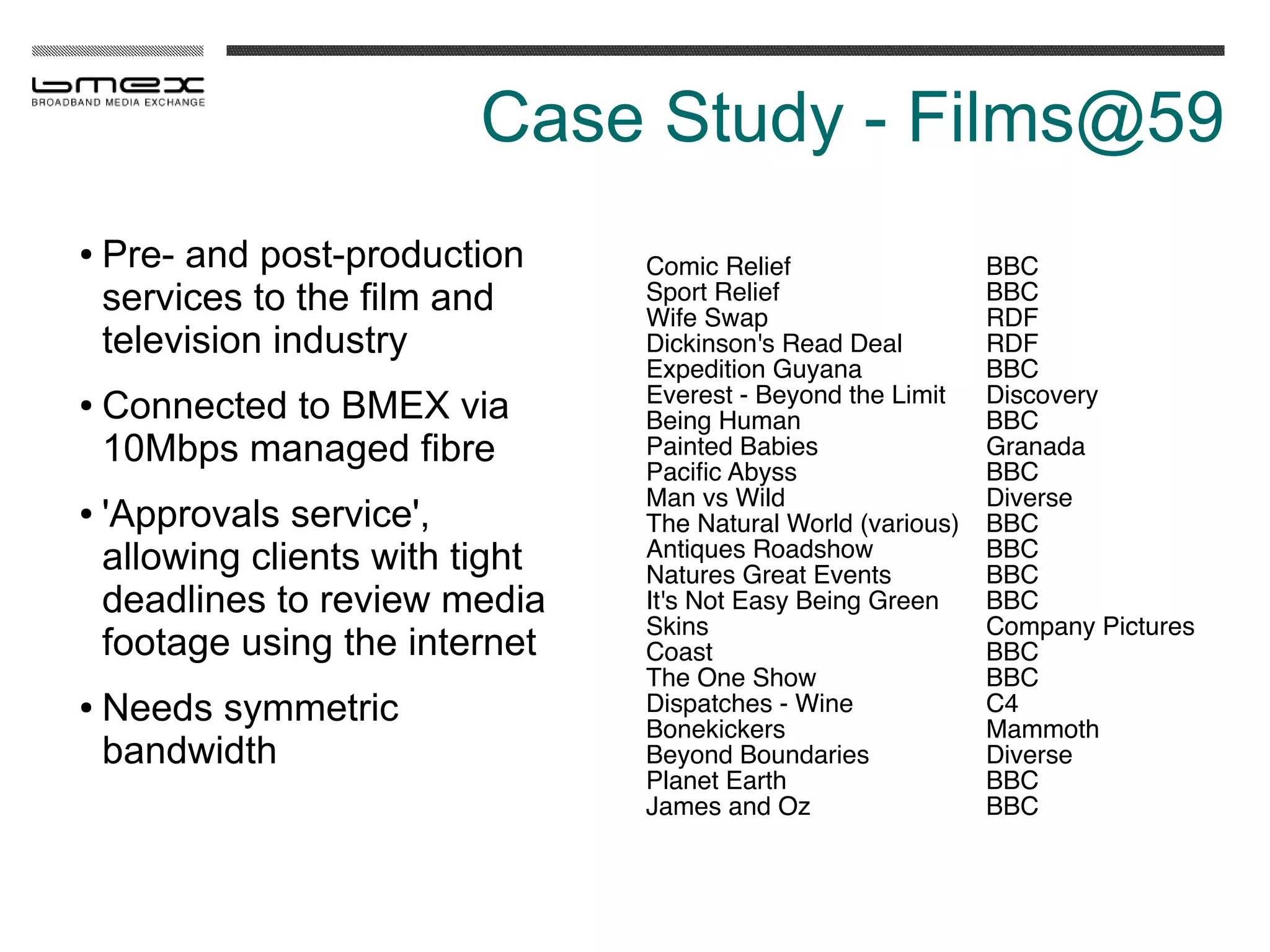 NextGen Roadshow Bmex Case Study | PDF