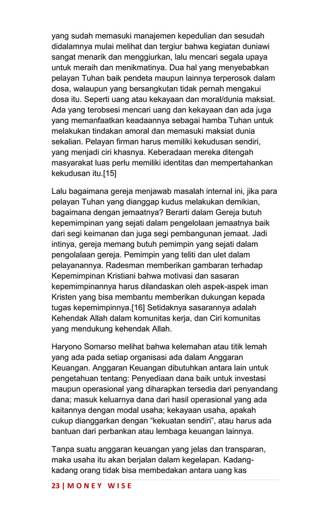 Bmf 3 money wise, character | PDF