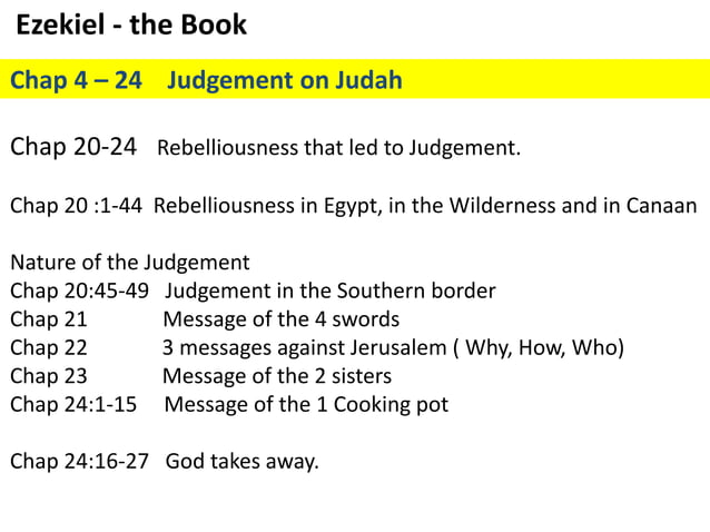Introduction to Ezekiel | PPTX | Judaism | Religion & Spirituality