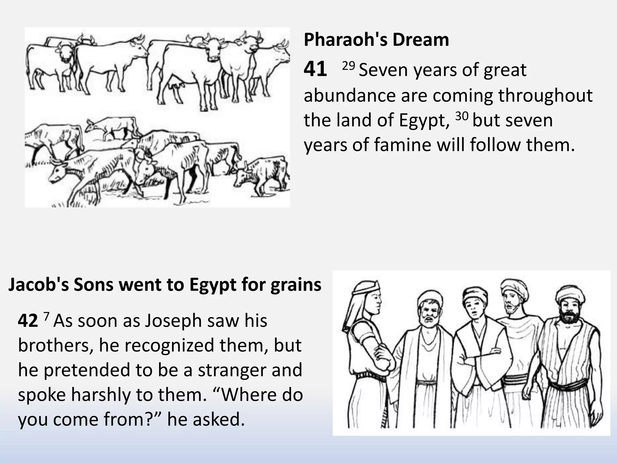 Joseph and his brothers Part I | PPTX