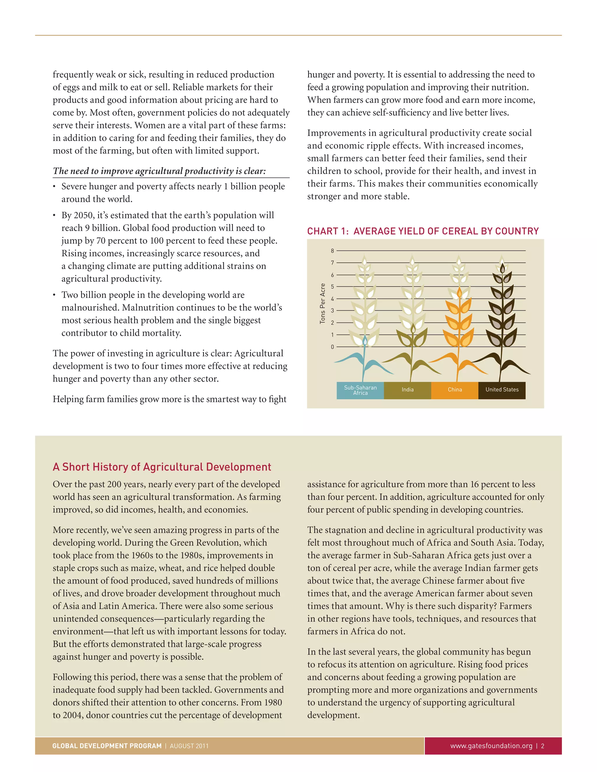 BMGF Agricultural-Development-Strategy-Overview | PDF