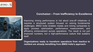 Transforming End-to-End Mining Operations: BMGI India’s Framework for ...