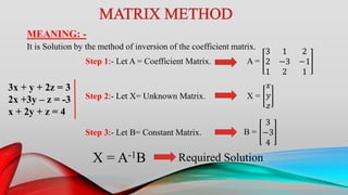 Matrices & Determinants | PDF