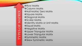 Matrices & Determinants | PDF