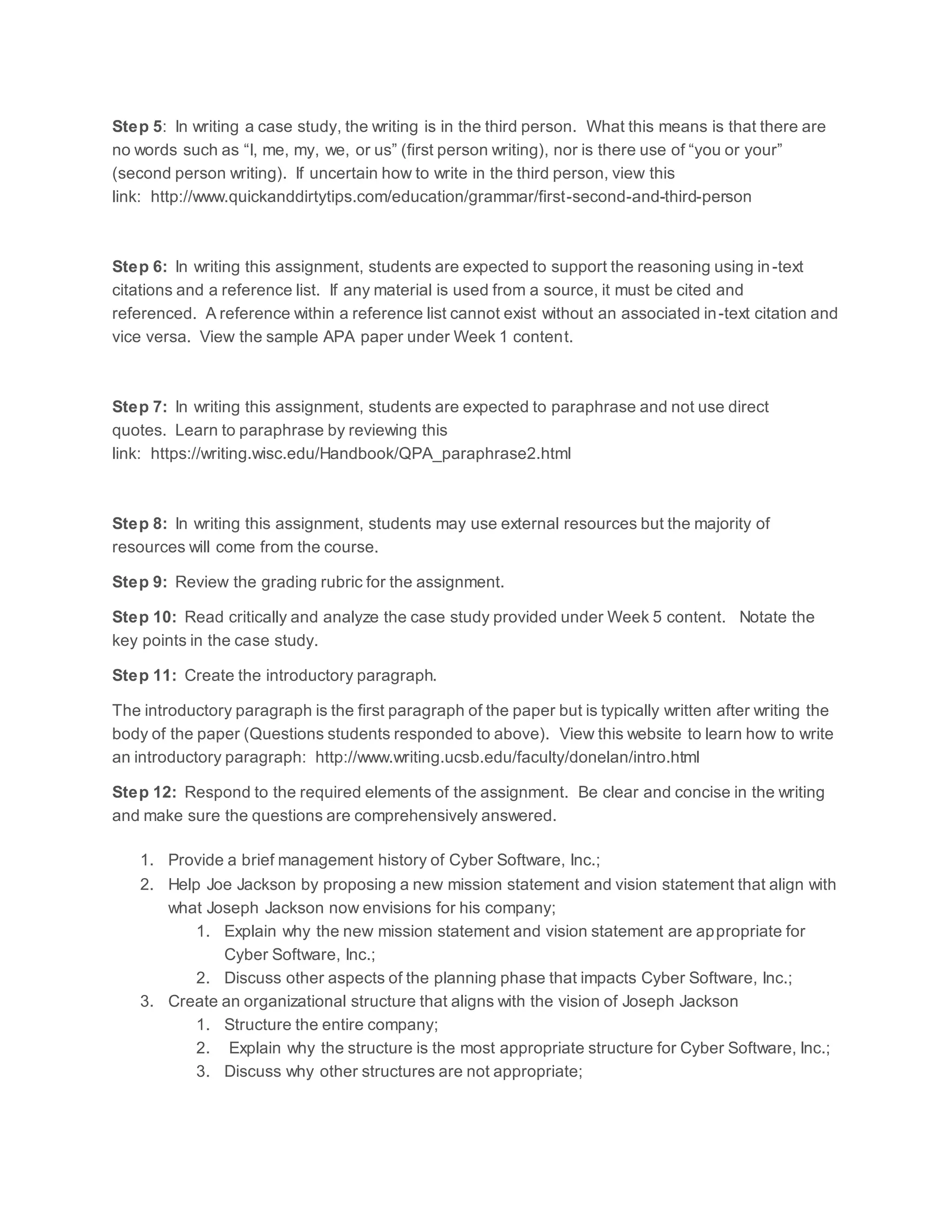 Bmgt 364 assignment 2 mini management plan | DOCX