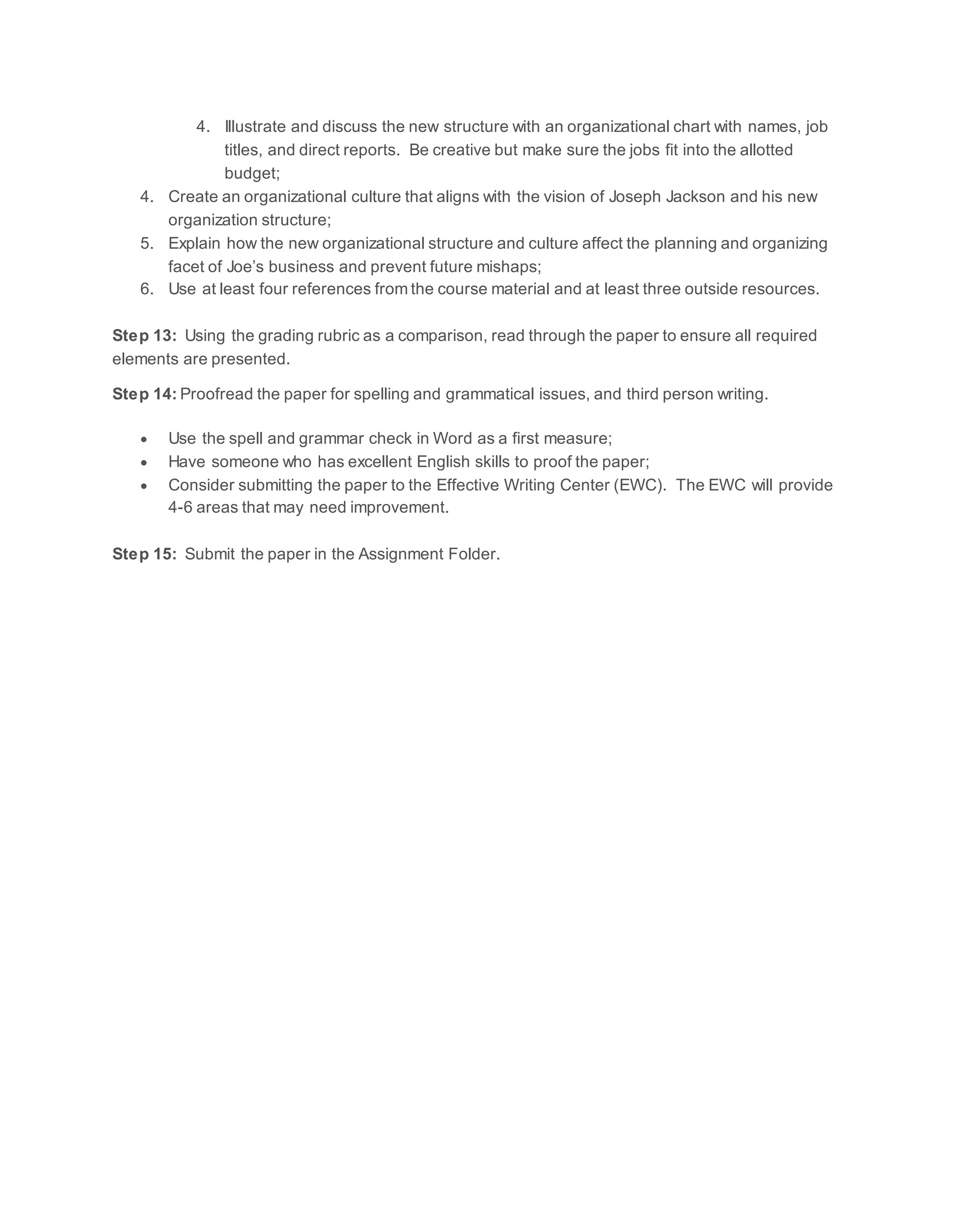 Bmgt 364 assignment 2 mini management plan | DOCX