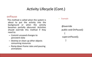 B2. activity and intent | PPTX