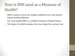 Bmi | PPTX