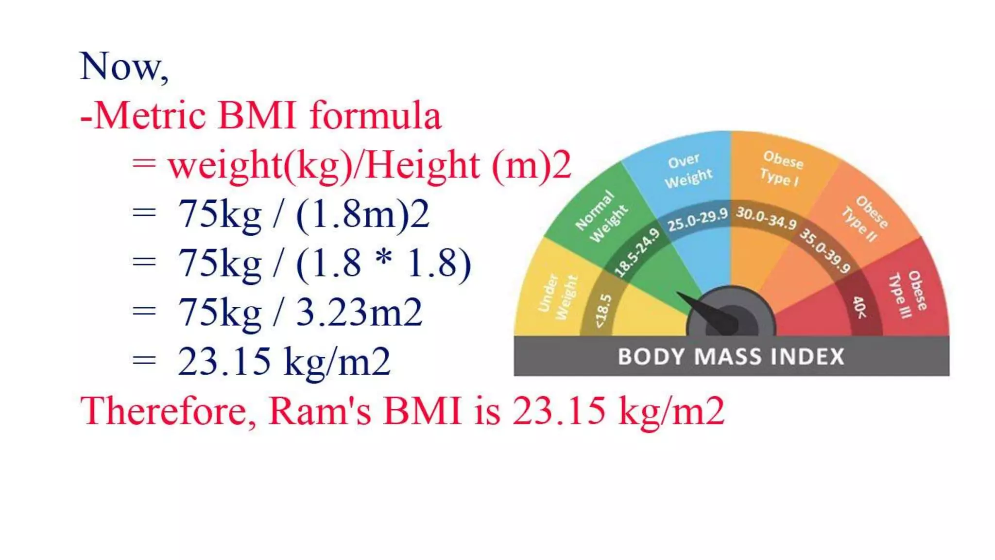 Body Mass Index (BMI). | PPTX