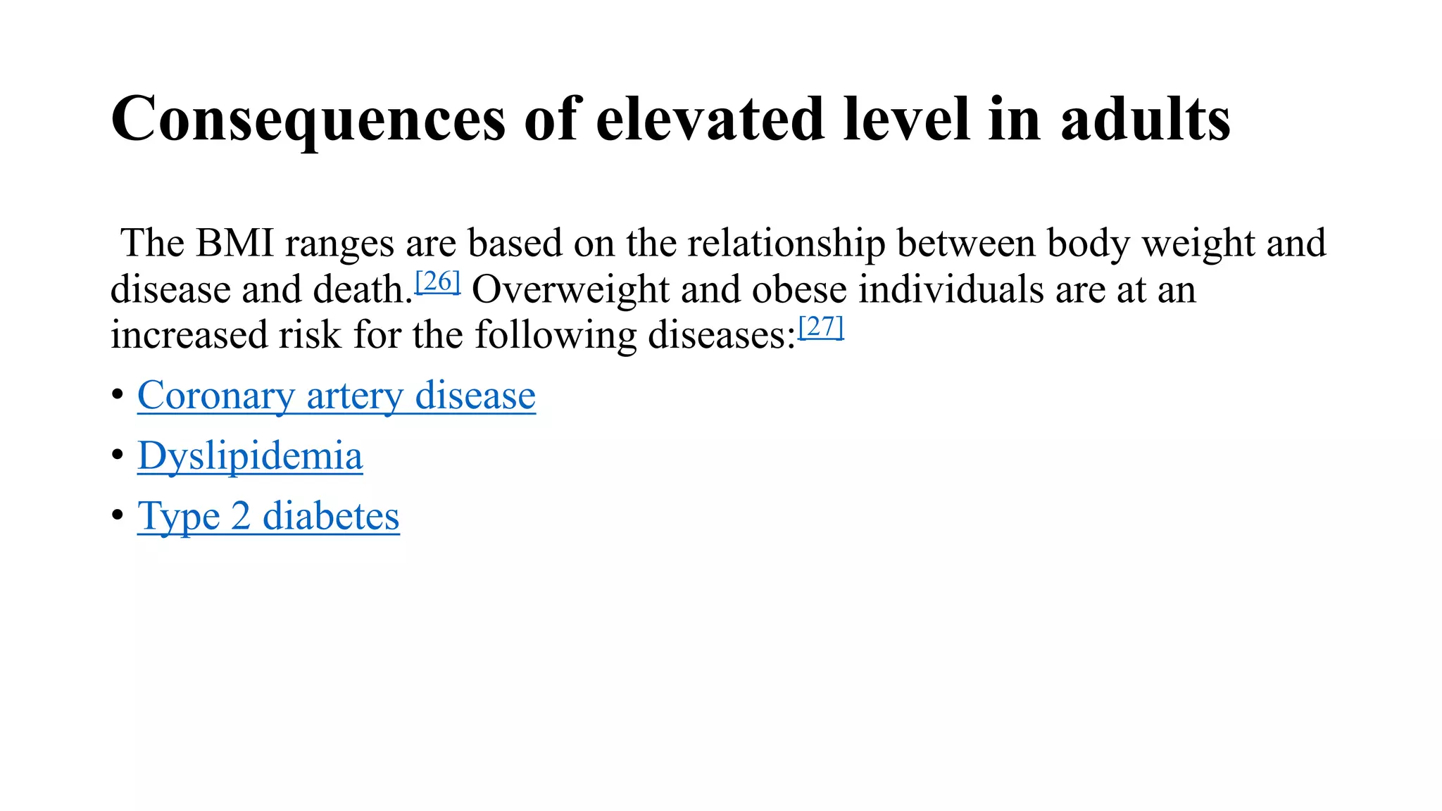 Body Mass Index (BMI). | PPTX