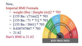 Body Mass Index (BMI). | PPTX