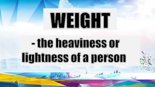 BMI-Exercise-PowerPoint, Weight, Height, | PDF