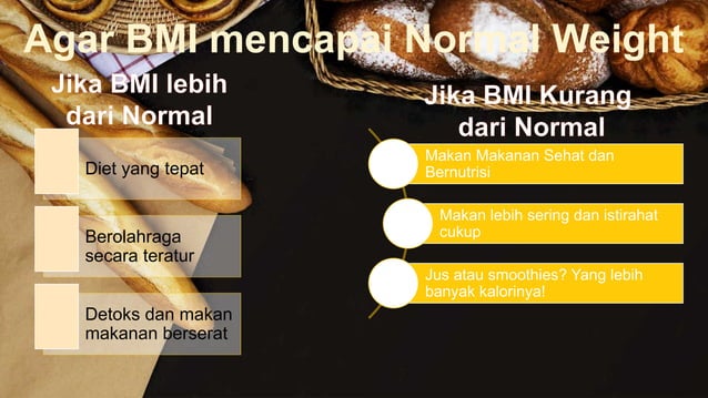 Penjelasan Body Mass Index dan Basal Metabolic Rate | PPT