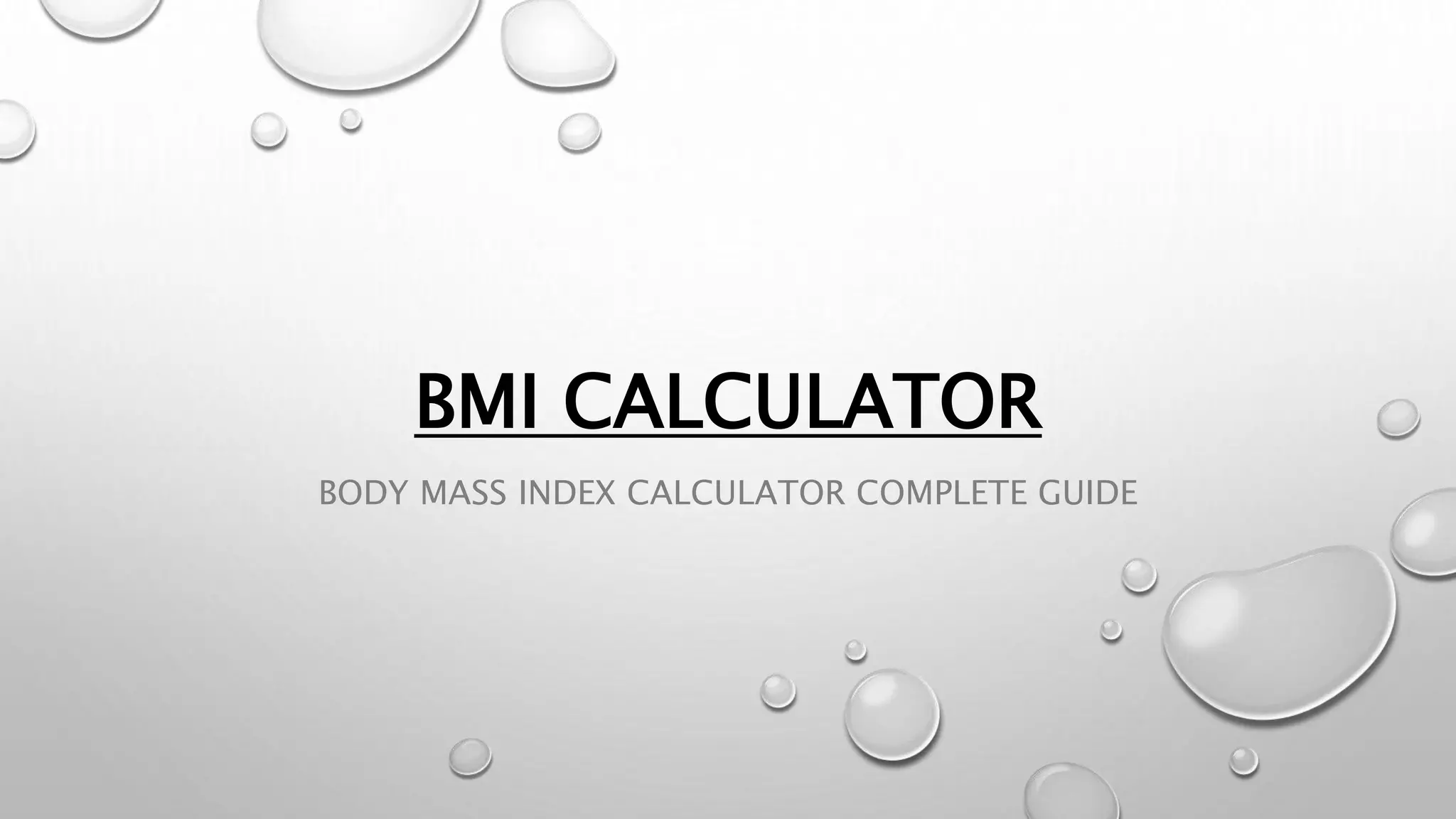 BMI Calculator slid.pptx