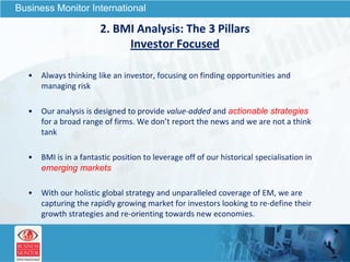 BMI Industry Summary | PDF