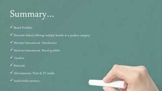 Brand Management- Marriott | PPTX