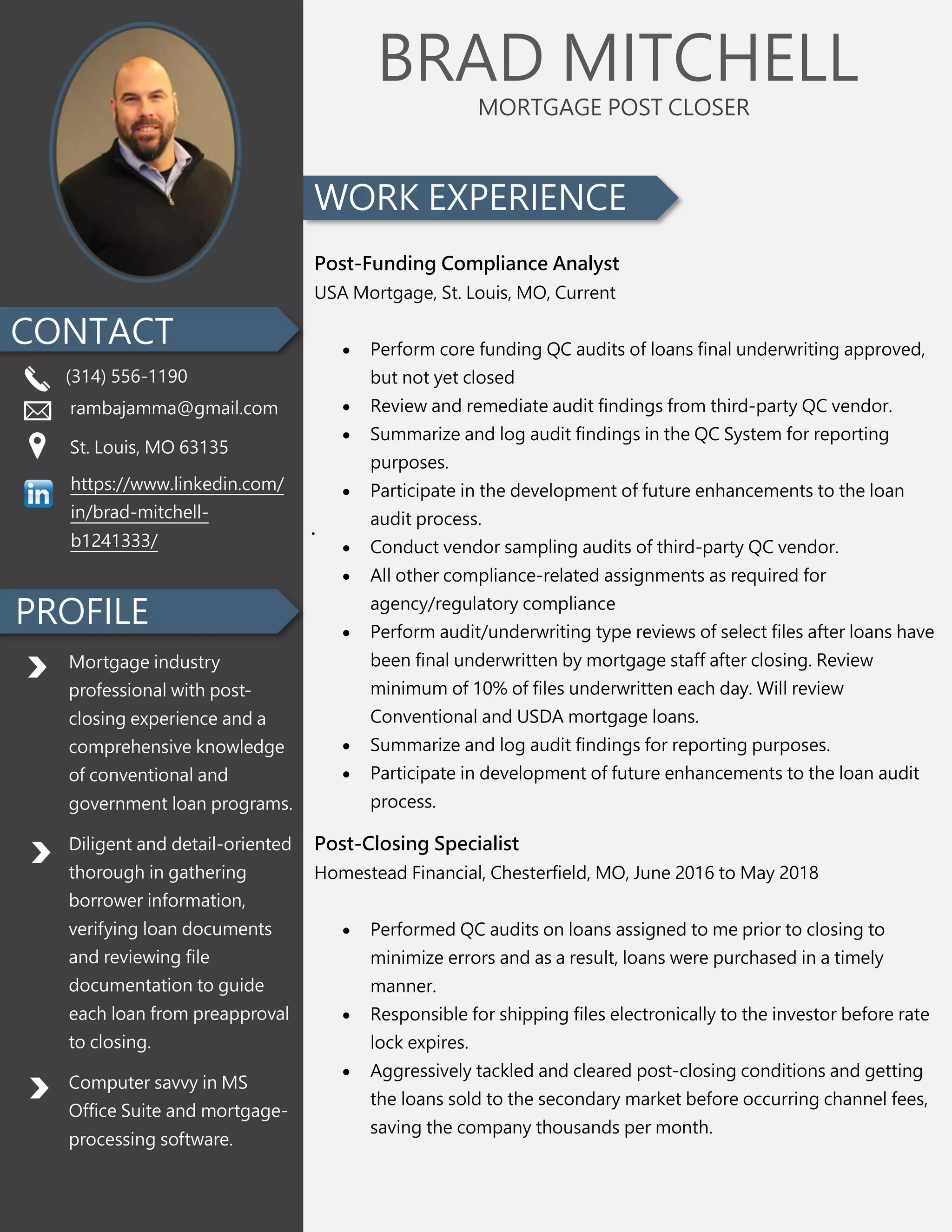 Brad Mitchell Resume | PDF