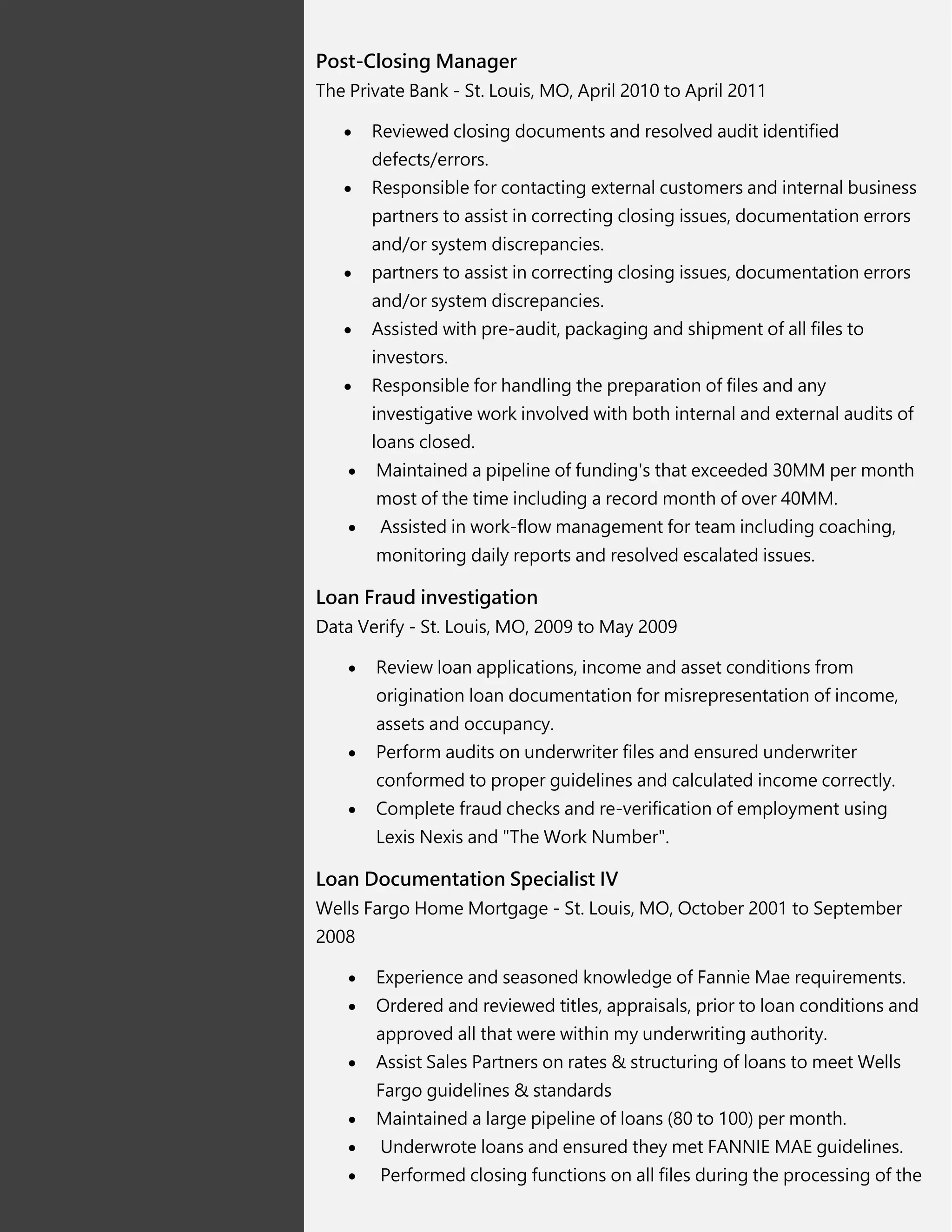 Brad Mitchell Resume | PDF