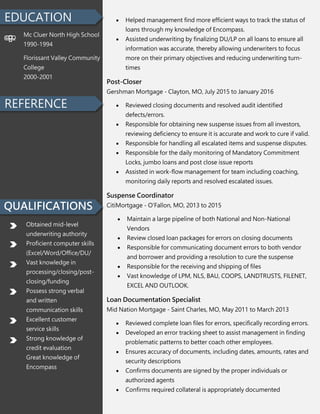 Brad Mitchell Resume | PDF