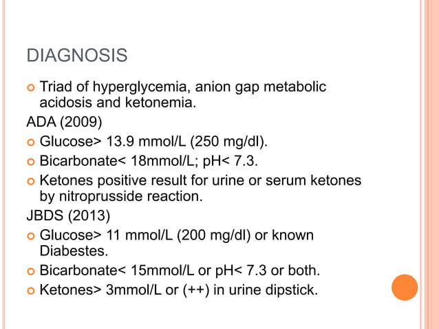Diabetic Ketoacidosis. A Review | PPT